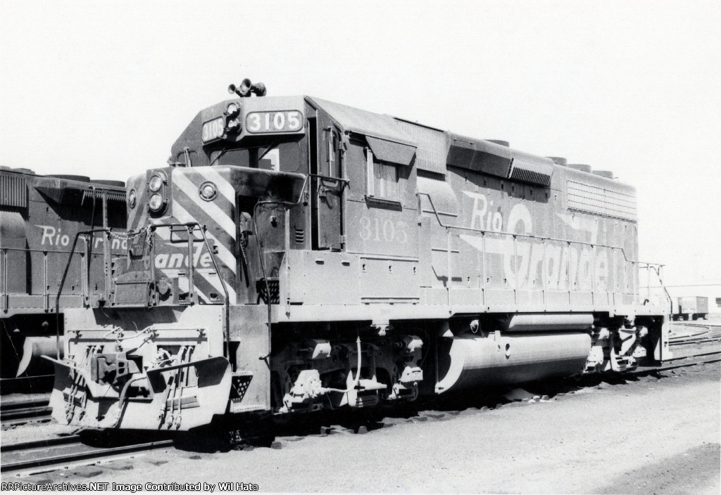 D&RGW GP40-2 3105